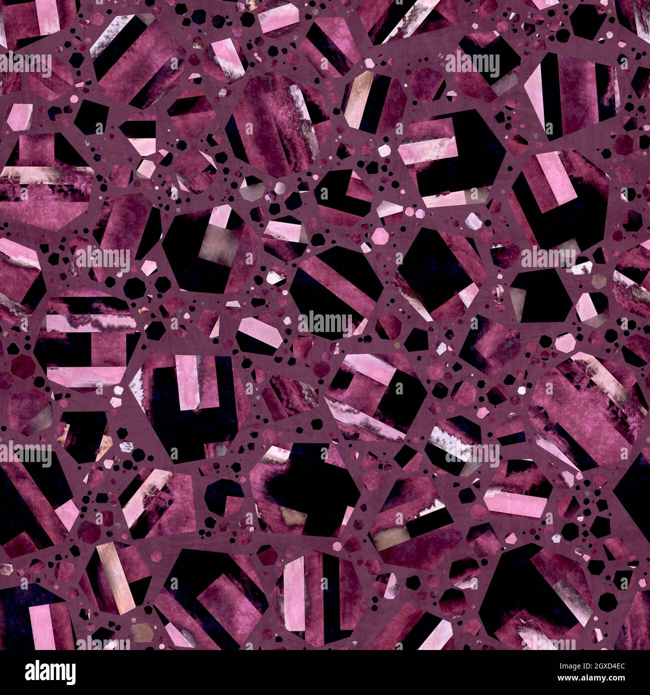 Seamless modern abstract random terrazzo pattern swatch Stock Photo - Alamy