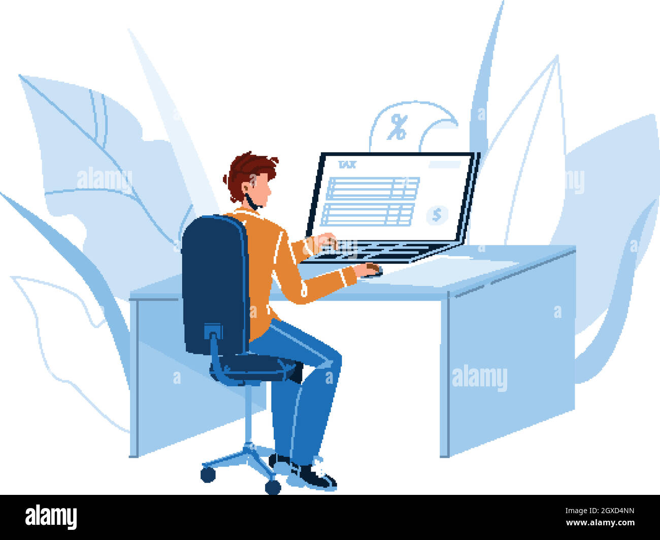 Online calculator Stock Vector Images - Alamy