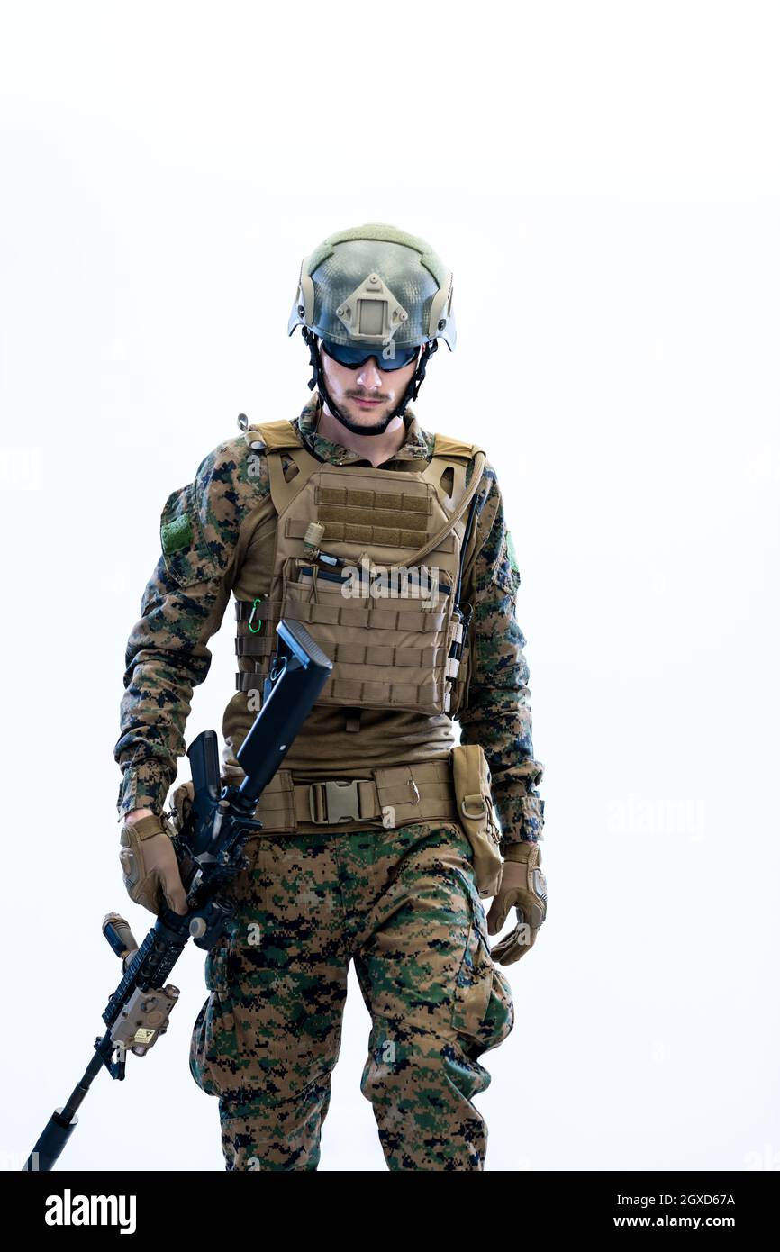 american marine corps special operations modern warfare soldier with ...