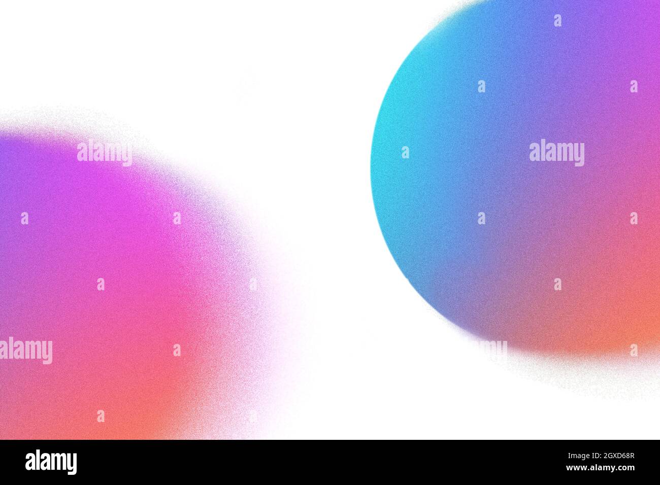 Abstract pastel neon holographic blurred circle grainy gradient ...