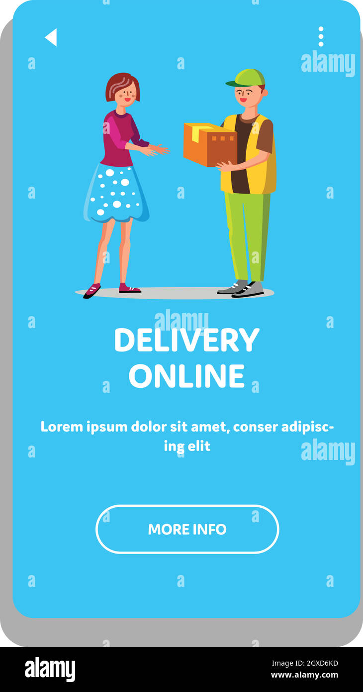 Online customer service Stock Vector Images - Alamy