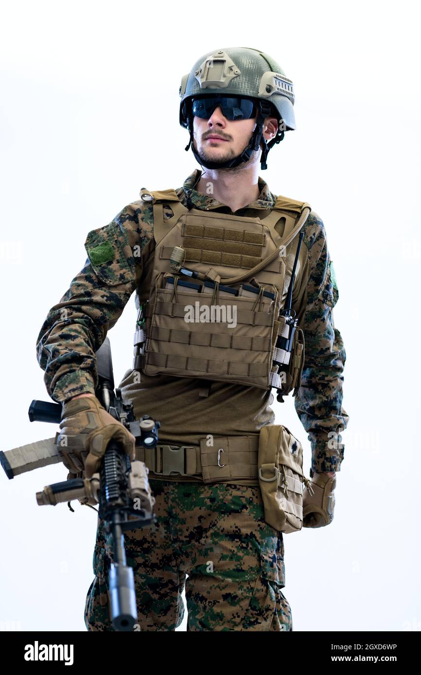 american marine corps special operations modern warfare soldier with ...