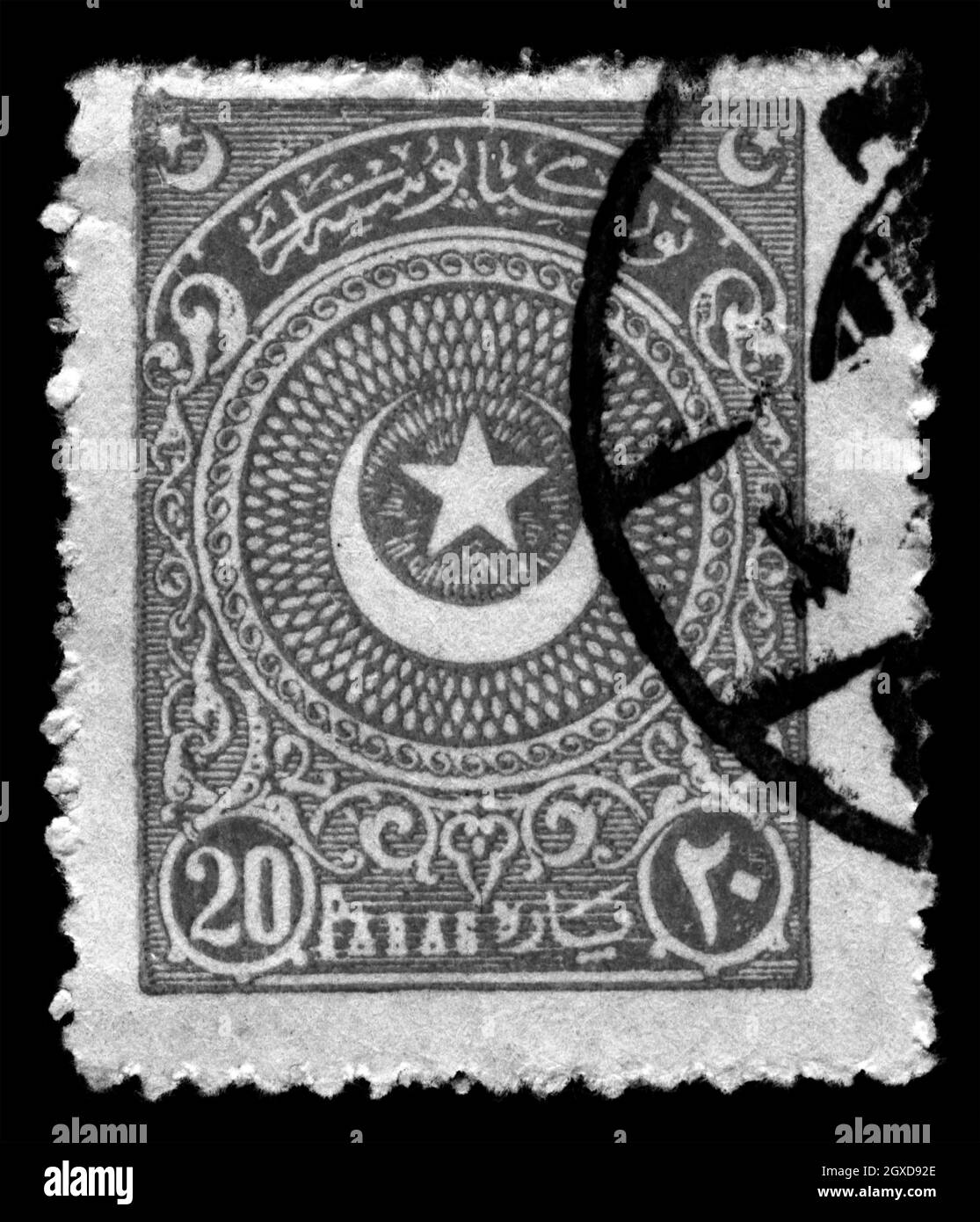 Postage stamp turkey Black and White Stock Photos & Images - Alamy