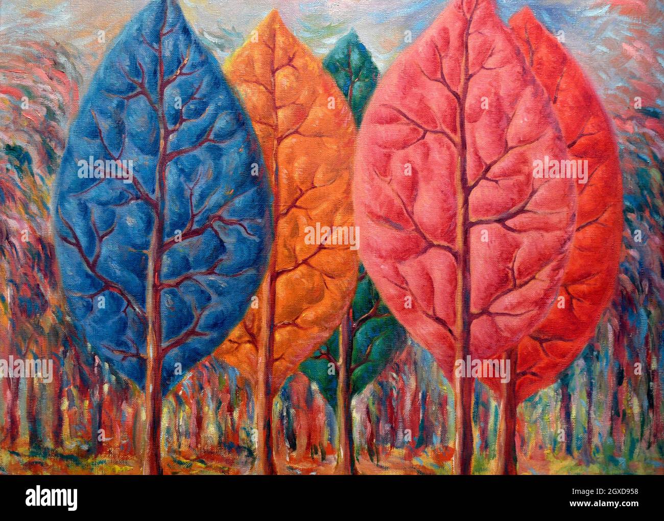 The fire, c. 1943. By René Magritte Stock Photo - Alamy