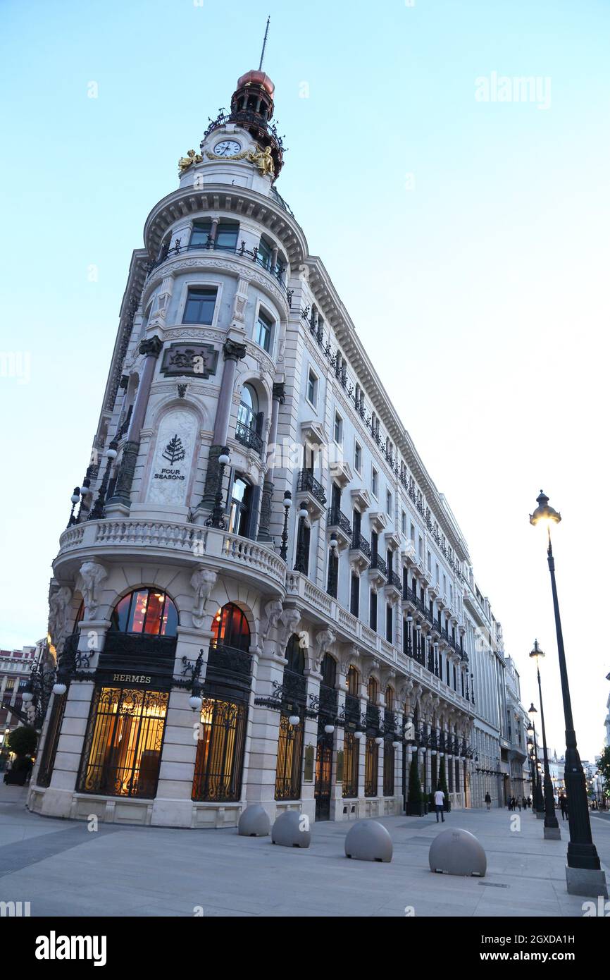 Madrid city center, Spain Stock Photo - Alamy