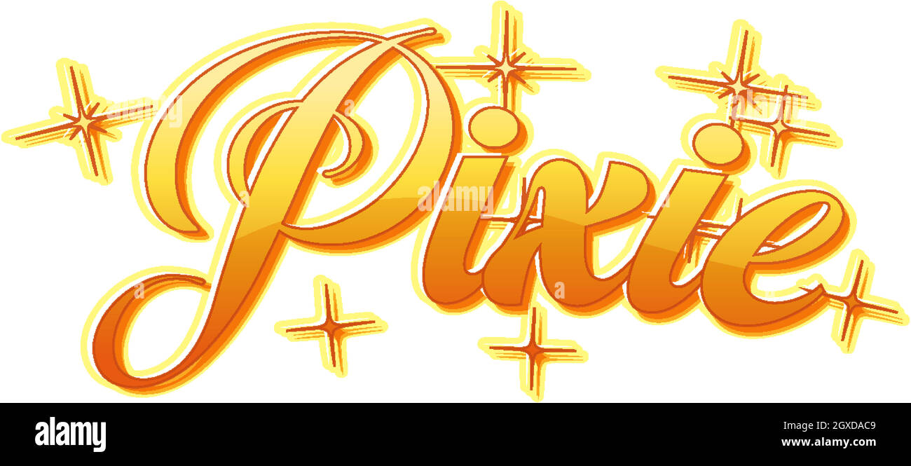 Pixie logos on white background Stock Vector Image & Art - Alamy