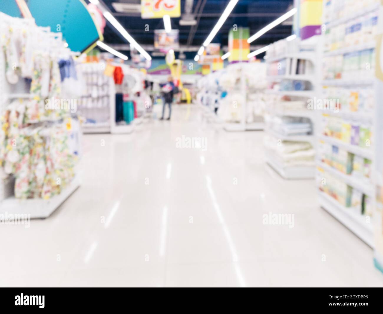 Blurred of kids toy store background with bokhe Stock Photo - Alamy