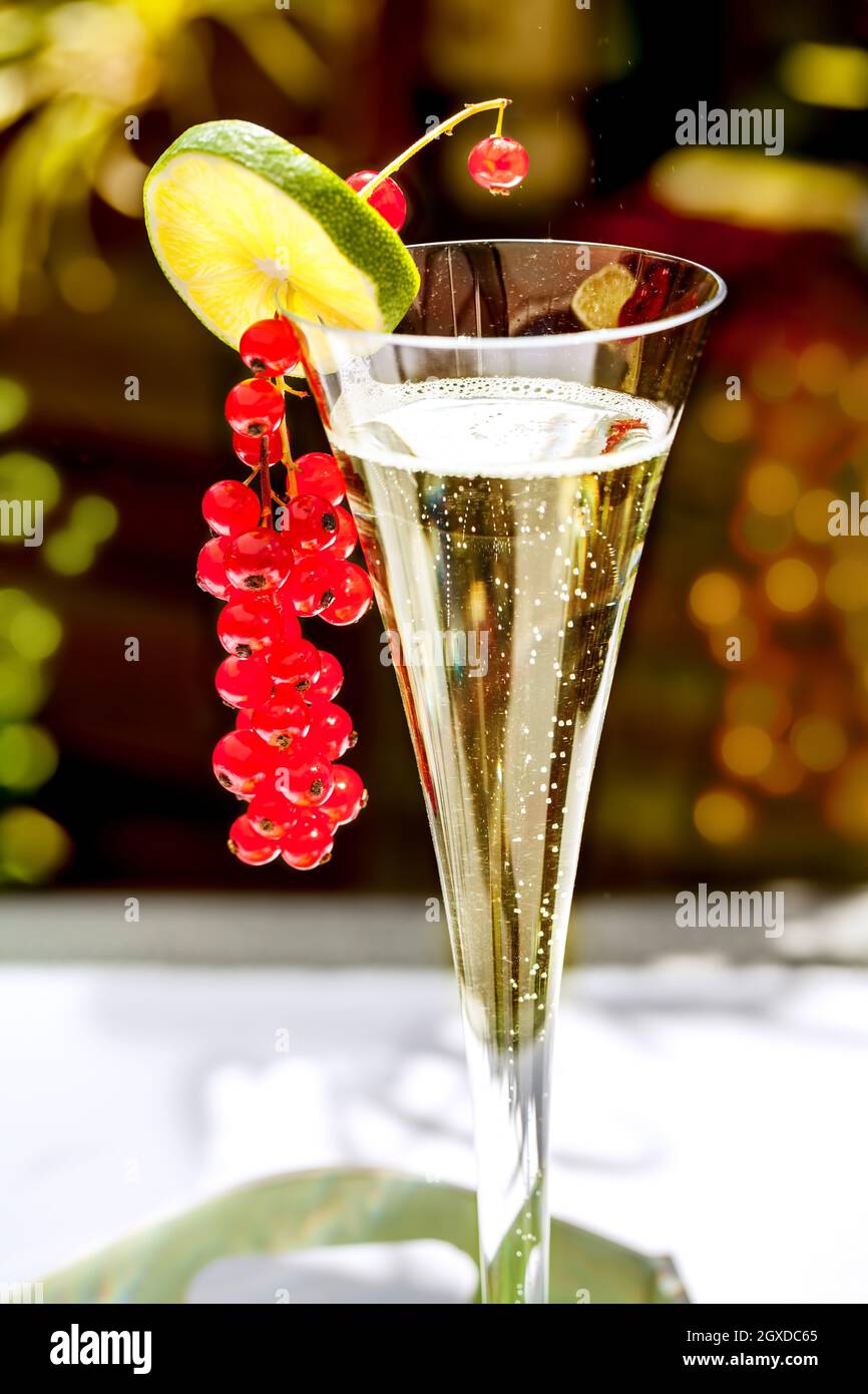 a Cocktail color gin composition Stock Photo - Alamy