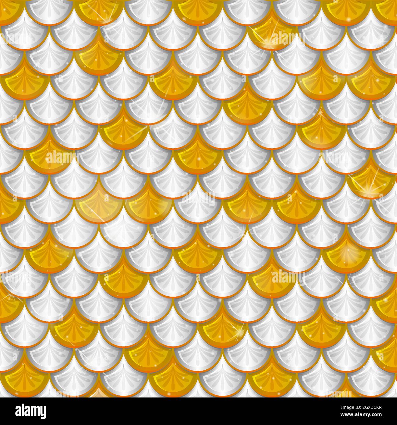 Fish scale seamless pattern background illustration Stock Vector Image ...