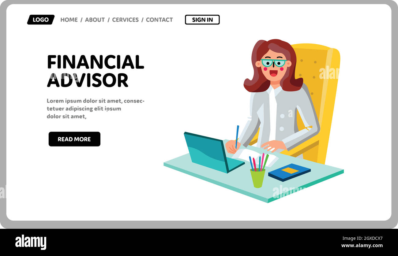 Financial Advisor Cartoon