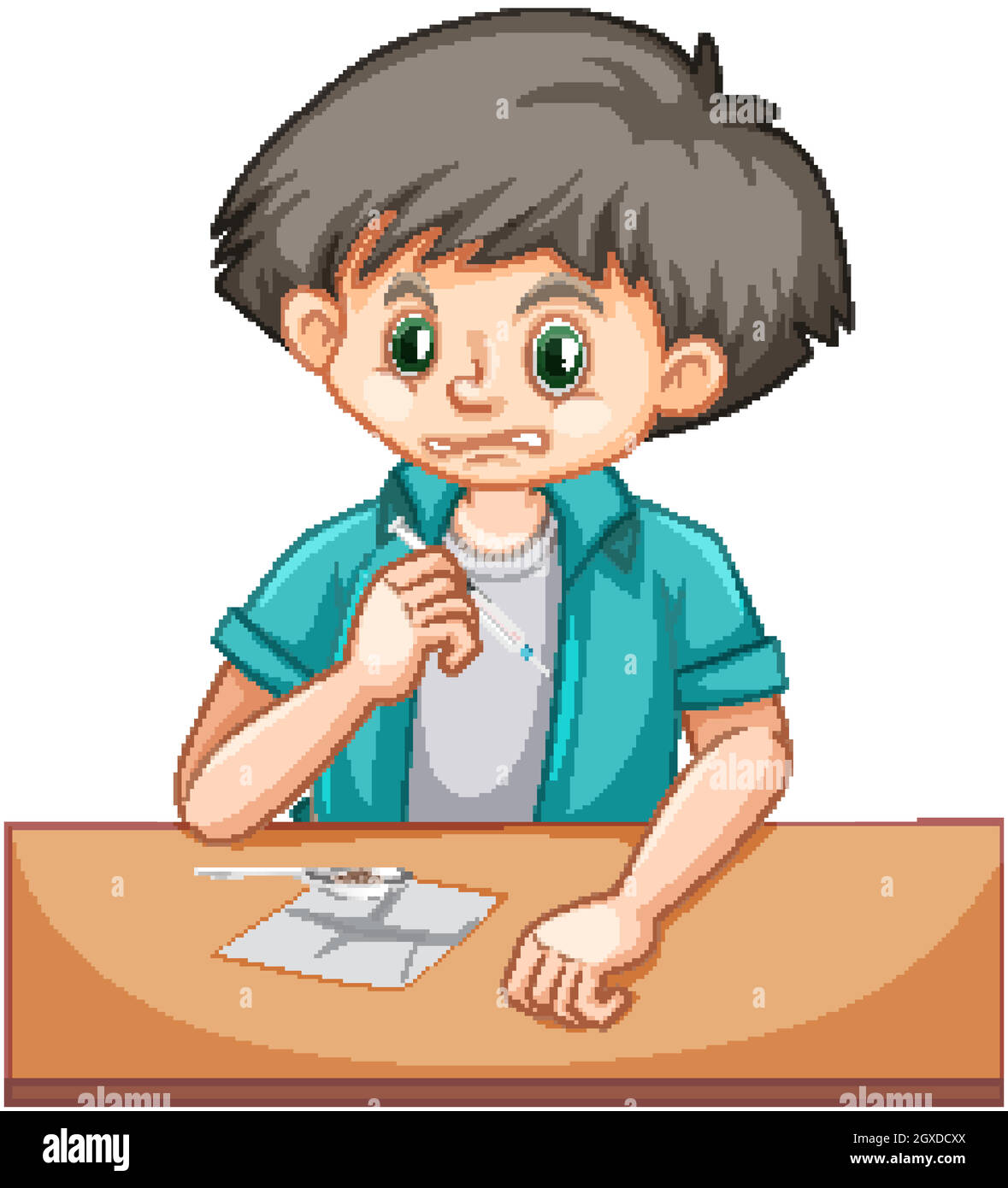 Teenage drugs man Stock Vector Images - Alamy