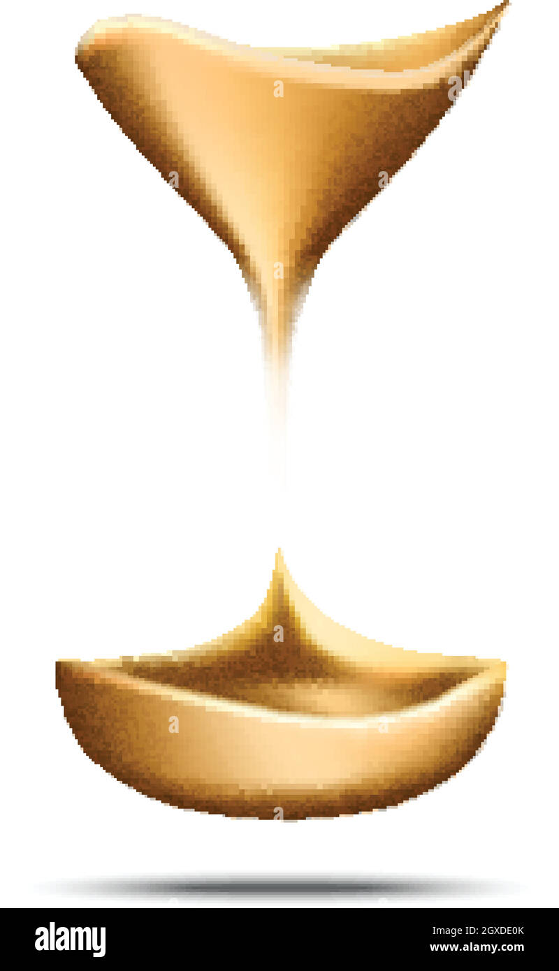 Hourglass sand falling Cut Out Stock Images & Pictures - Alamy