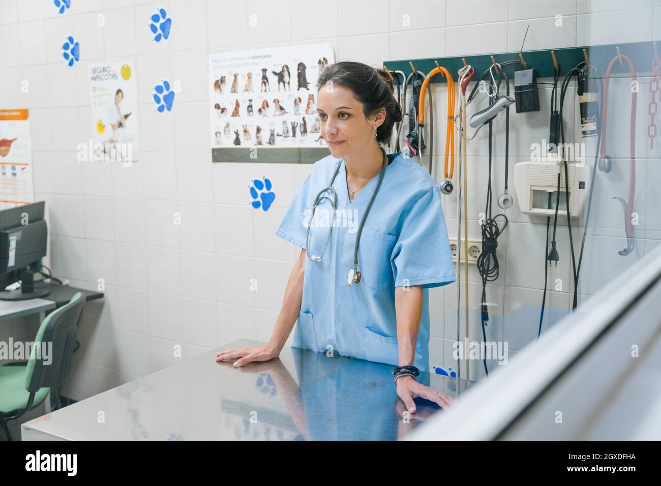 Strong bearded male athlete doing exercise with abs wheel on floor ...