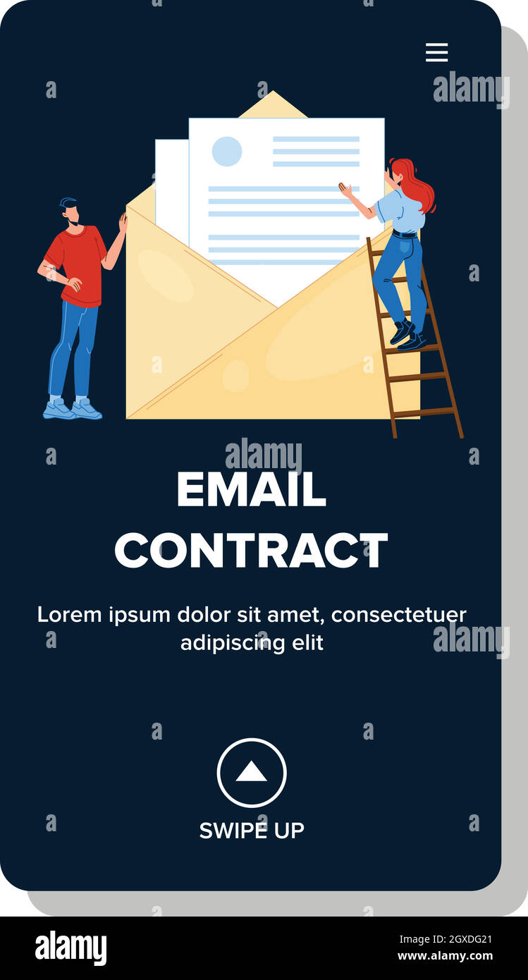 Contract template hi-res stock photography and images - Alamy