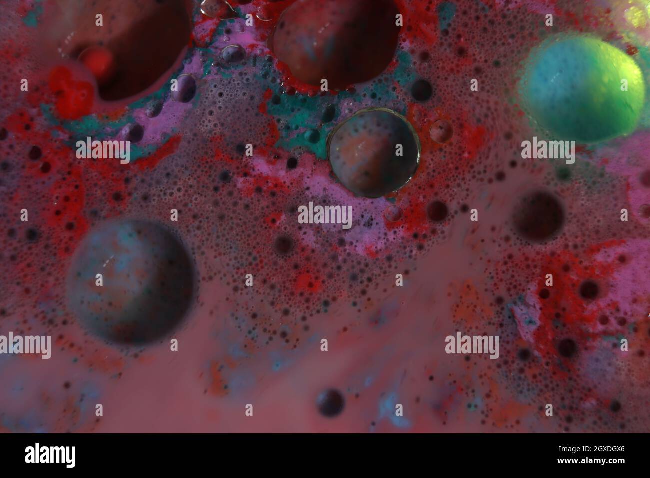 artificial galaxy fantasy astronomy planets colors universe Stock Photo ...