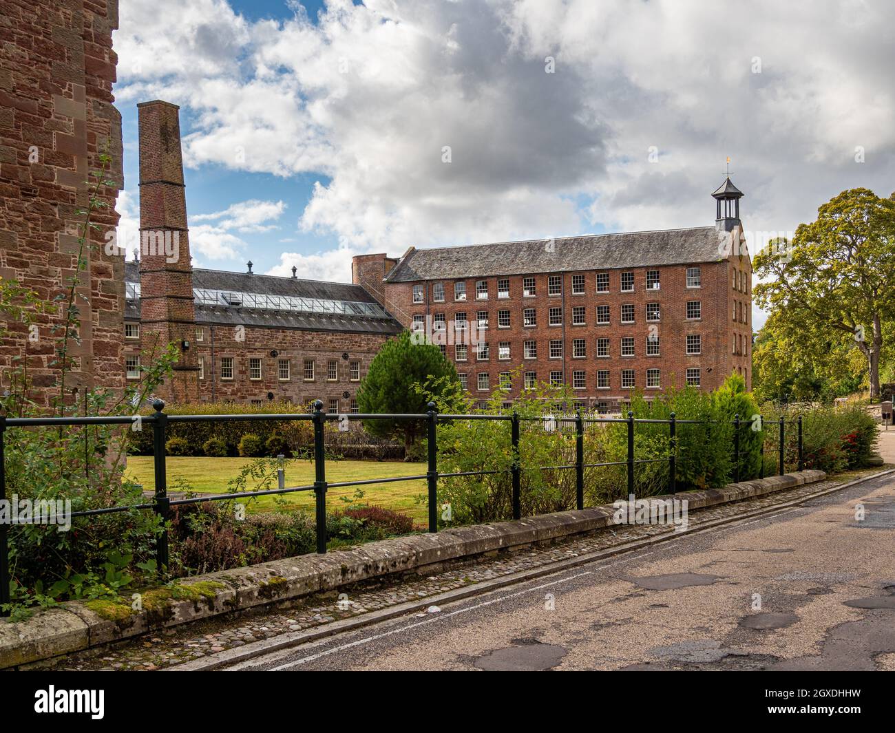Stanley Mills, Perthshire, Scotland A historic water powered cotton ...