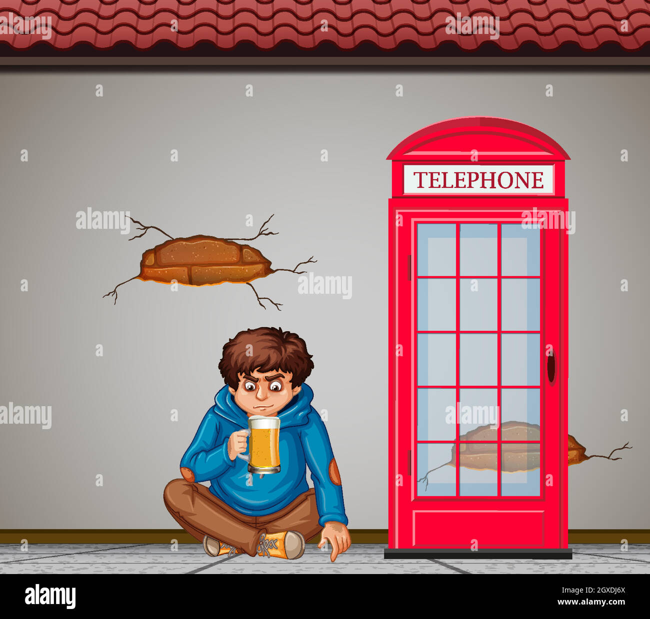 Youth street Stock Vector Images - Alamy