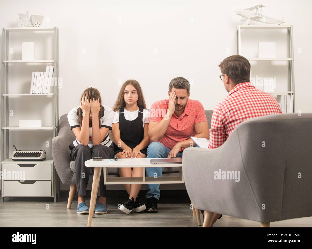 parent-teacher meeting. parenthood. father mother and child at ...