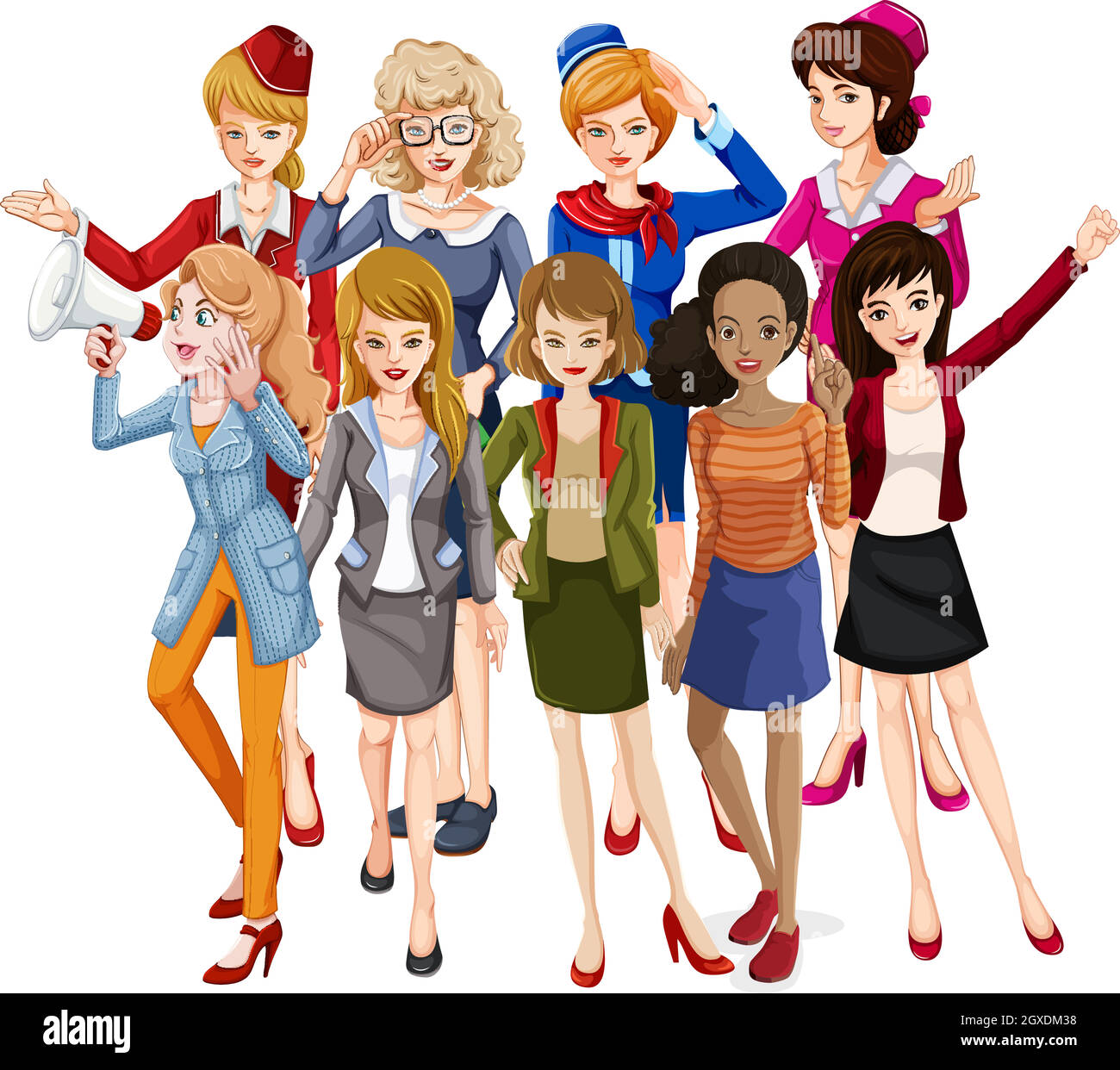 Females Stock Vector Images - Alamy