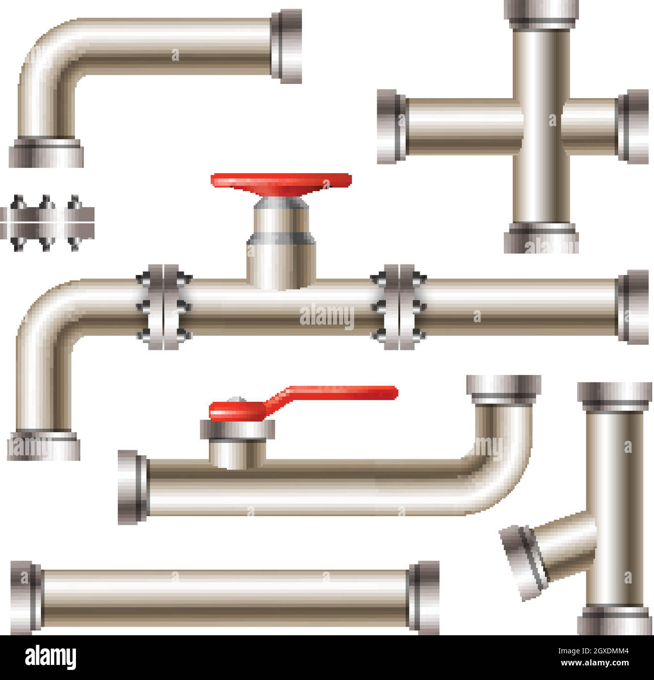 Coupling connector Stock Vector Images - Alamy