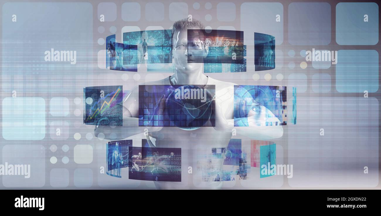 Information Exchange And A Transfer Of Knowledge Stock Photo - Alamy