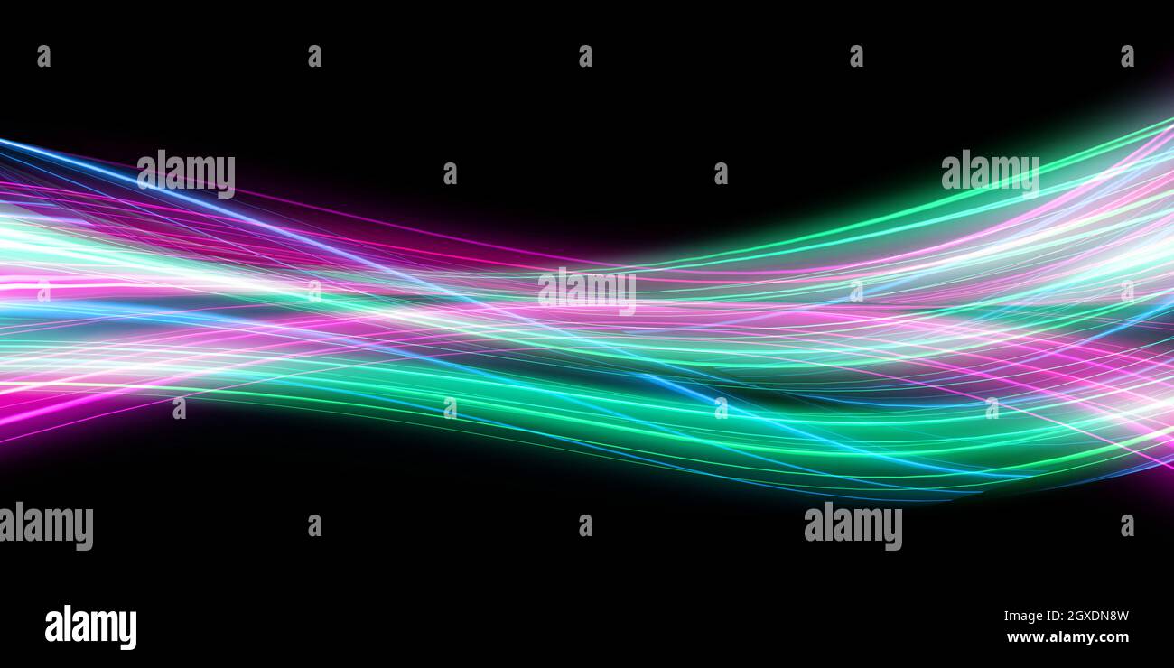 Futuristic Art Abstract with Digital Technology Theme Stock Photo - Alamy