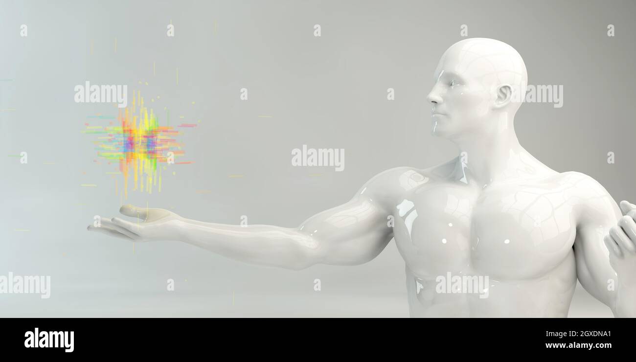 Creative Spark Seeking Inspiration as a Creativity Background Stock ...