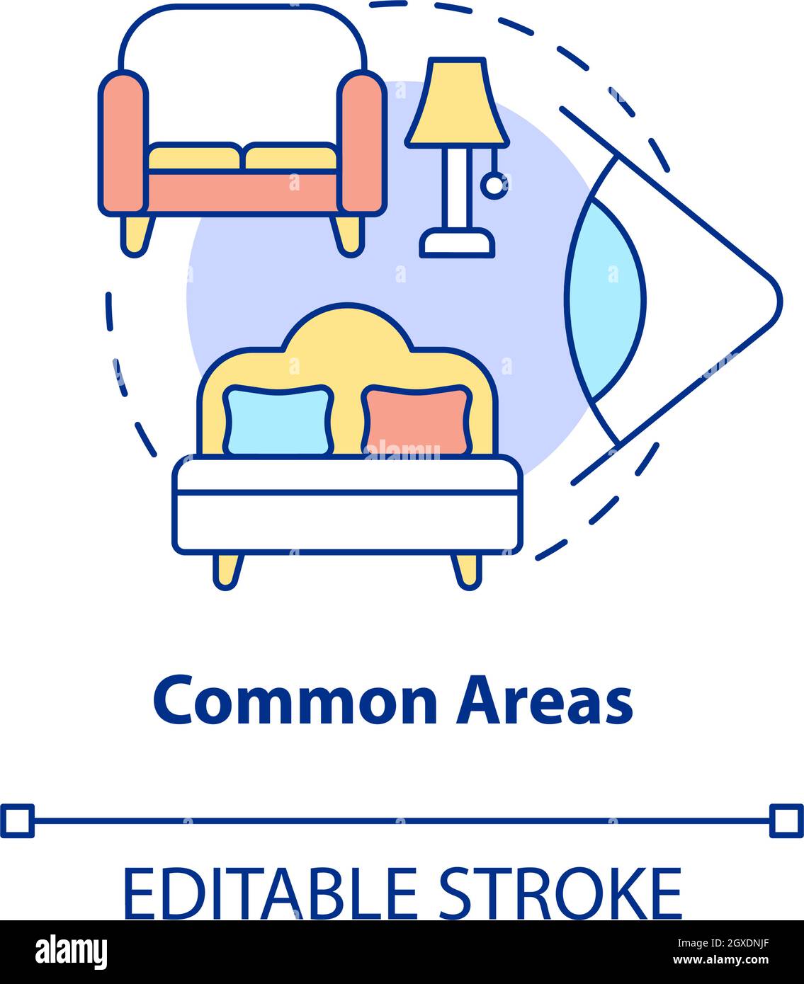Areas of the interior Stock Vector Images - Alamy