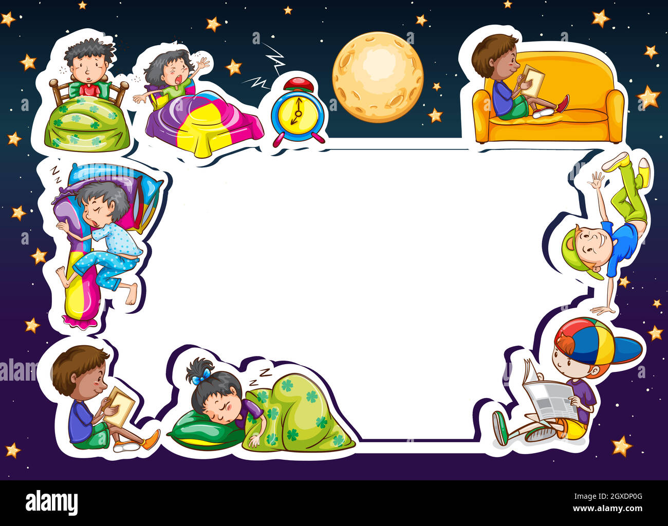 Reading frame Stock Vector Images - Alamy