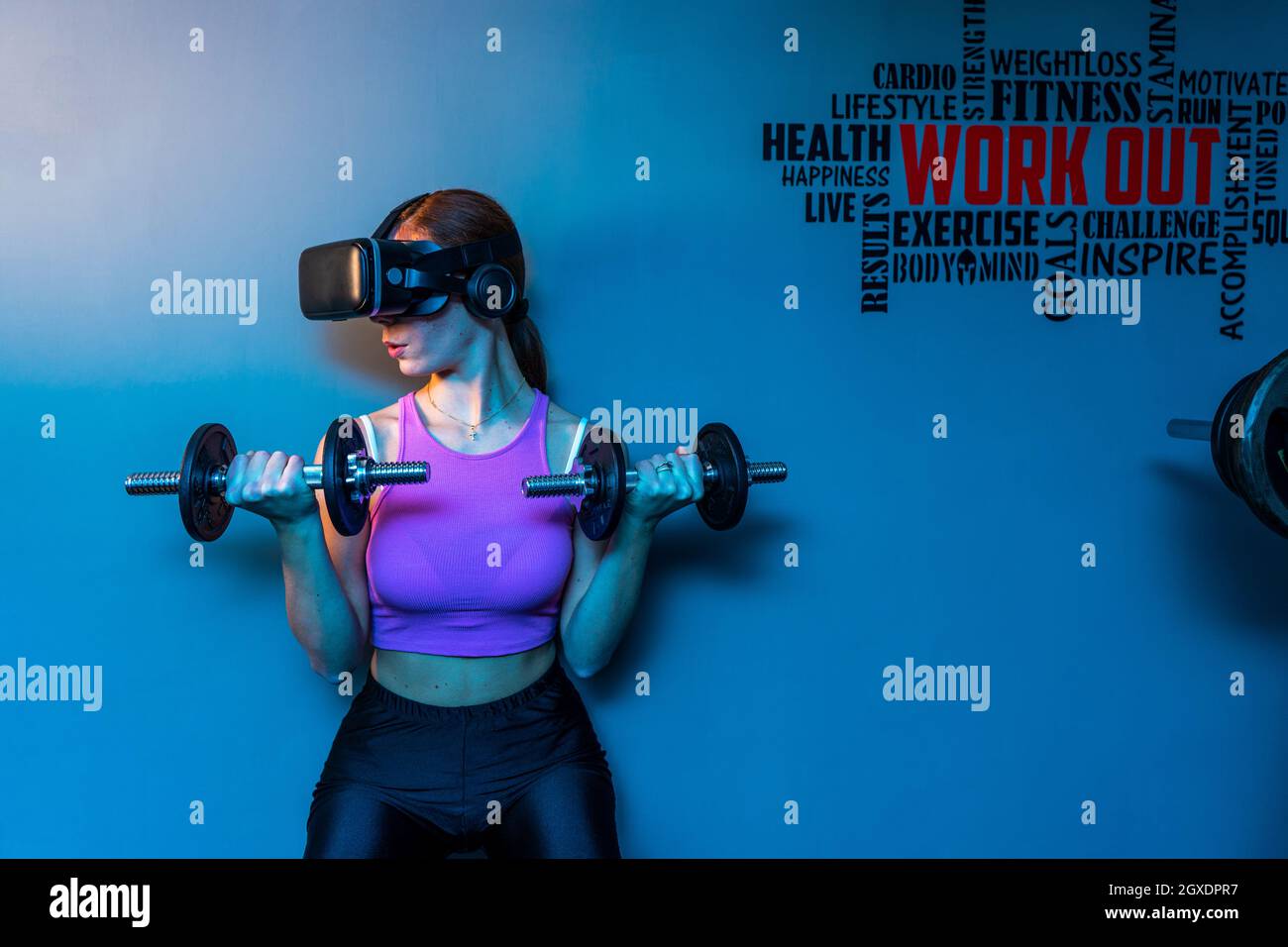 Digital vision gym woman hi-res stock photography and images - Alamy