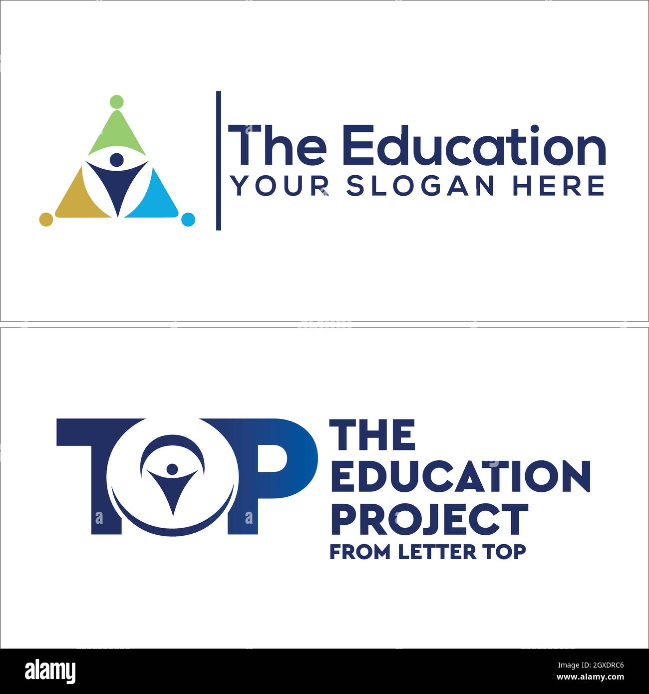 Set of education people logo design Stock Vector Image & Art - Alamy