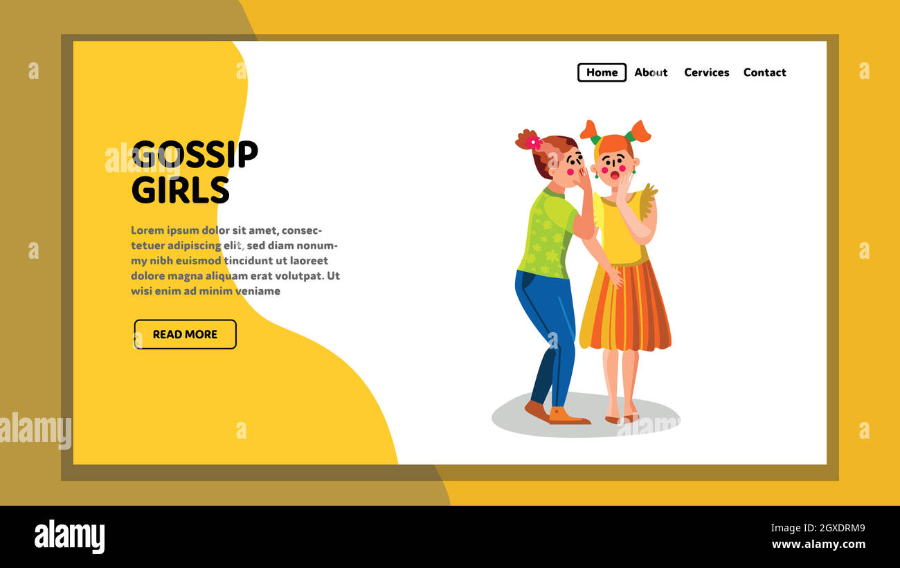 Telling secrets Stock Vector Images - Alamy