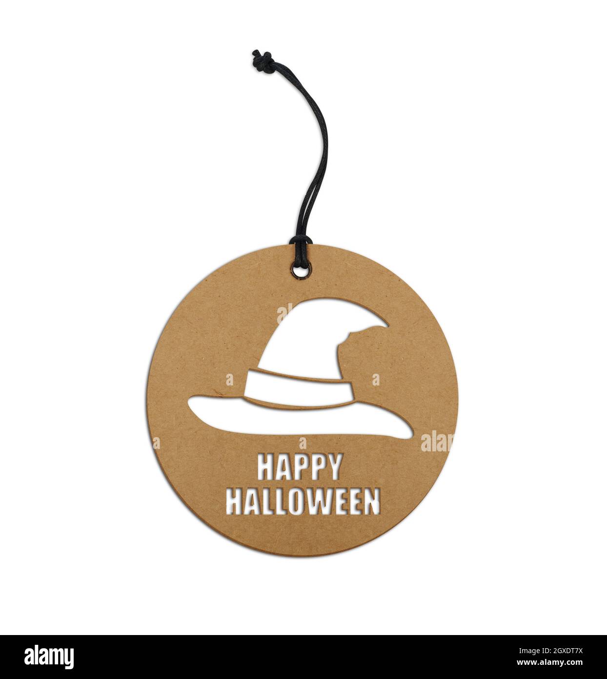 Halloween price tag isolated on white Stock Photo - Alamy