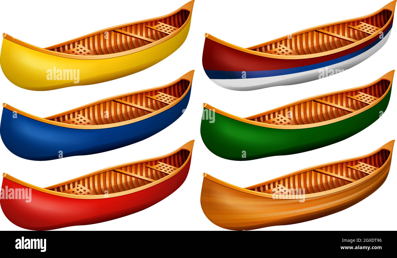 Canoe drawing hi-res stock photography and images - Alamy