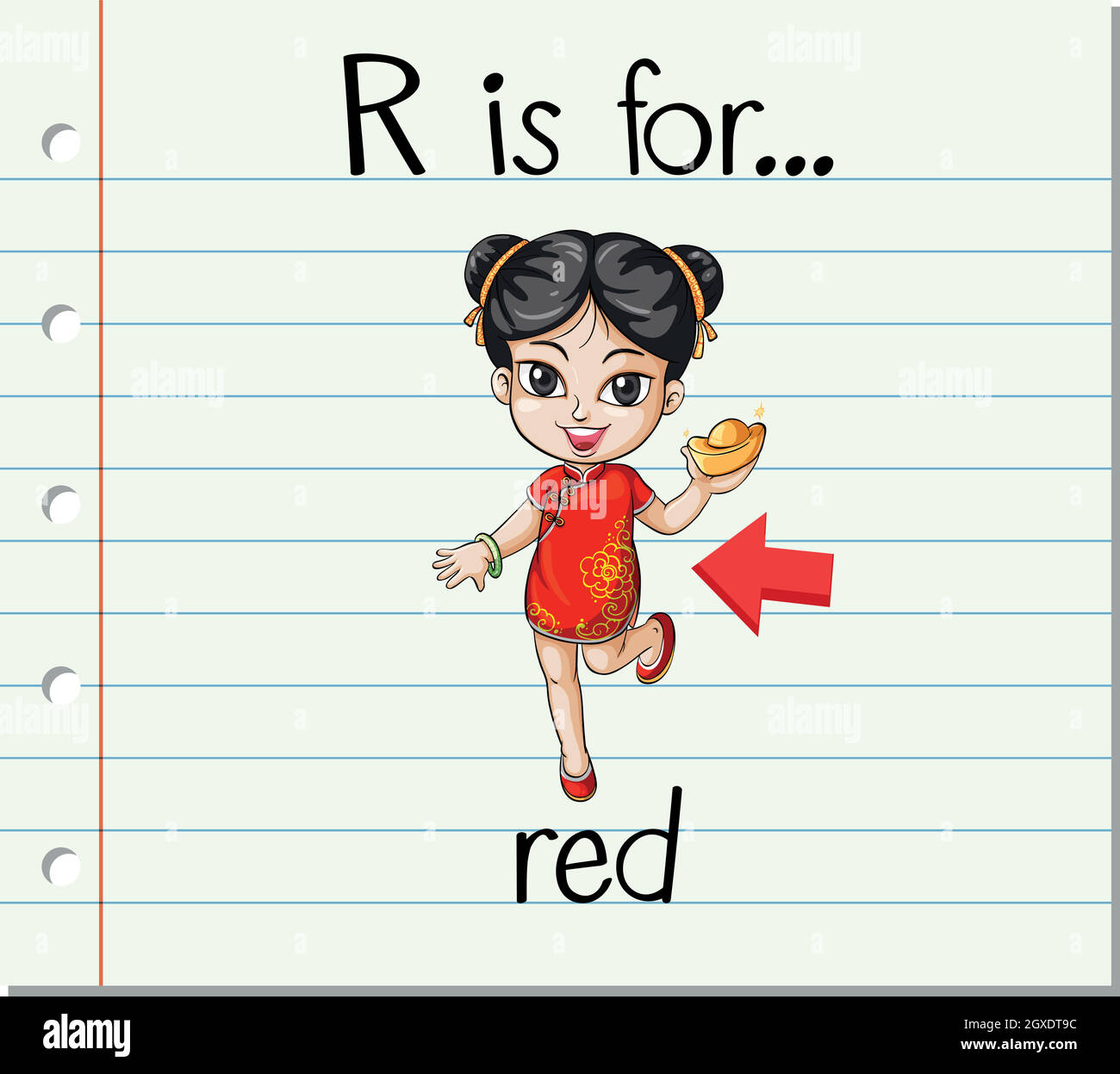 Flashcard letter R is for red Stock Vector Image & Art - Alamy