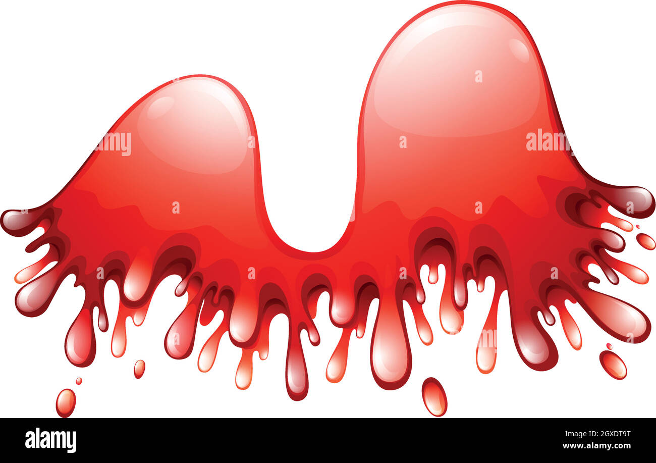 Red splashes on white background Stock Vector Image & Art - Alamy
