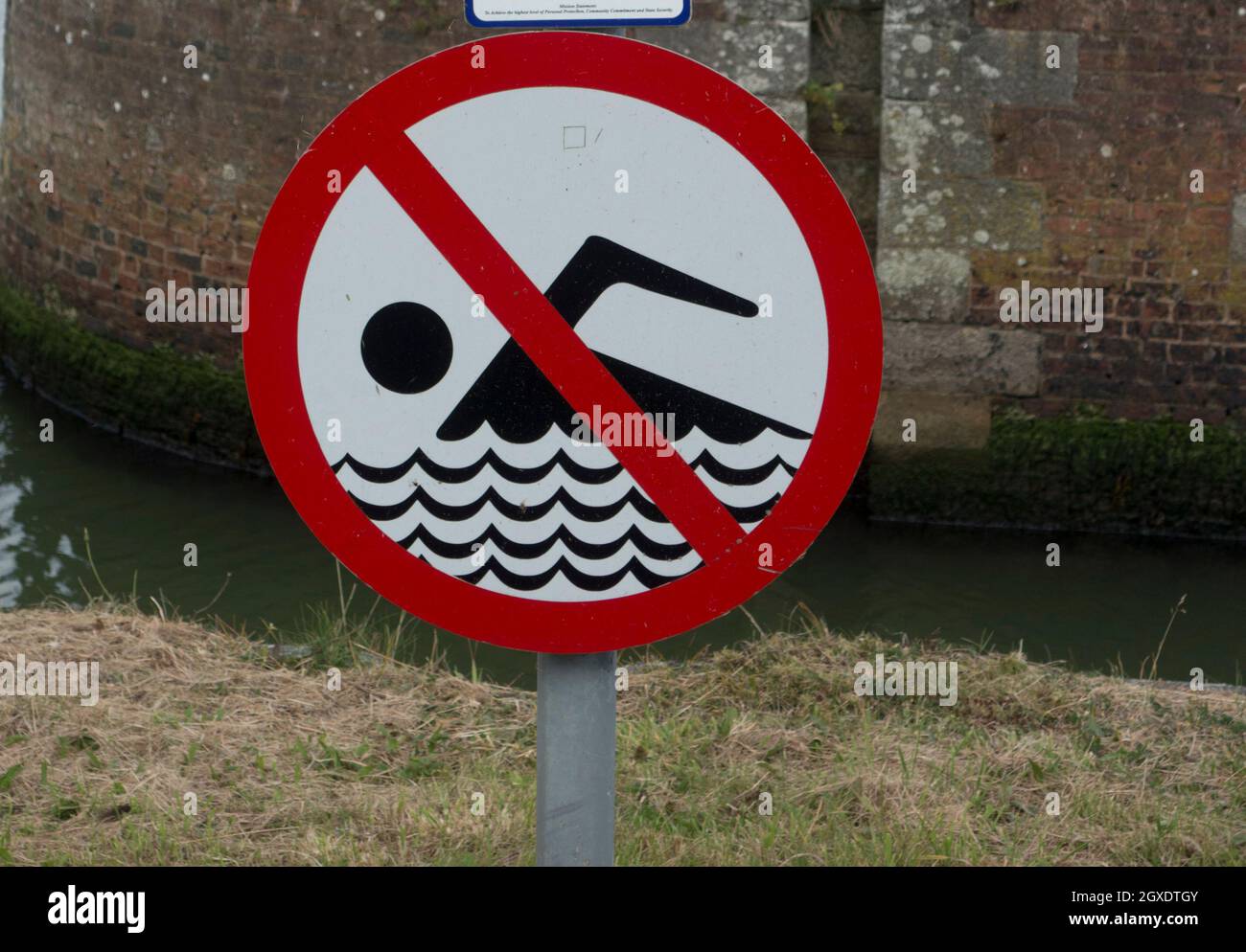 Prohibition of swimming hi-res stock photography and images - Alamy