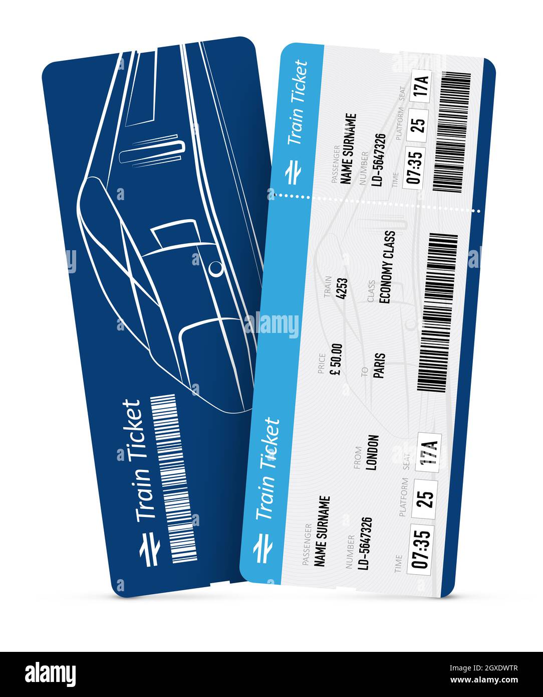 Train leaving station Cut Out Stock Images & Pictures - Alamy