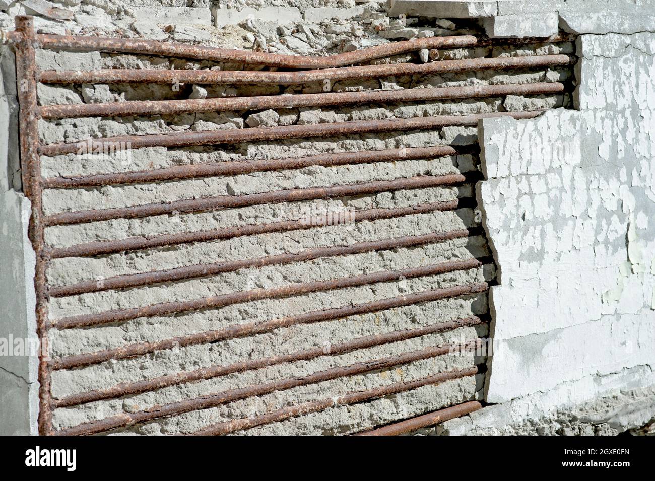 The unit is part of the Foundation in the form of rebar, filled with ...