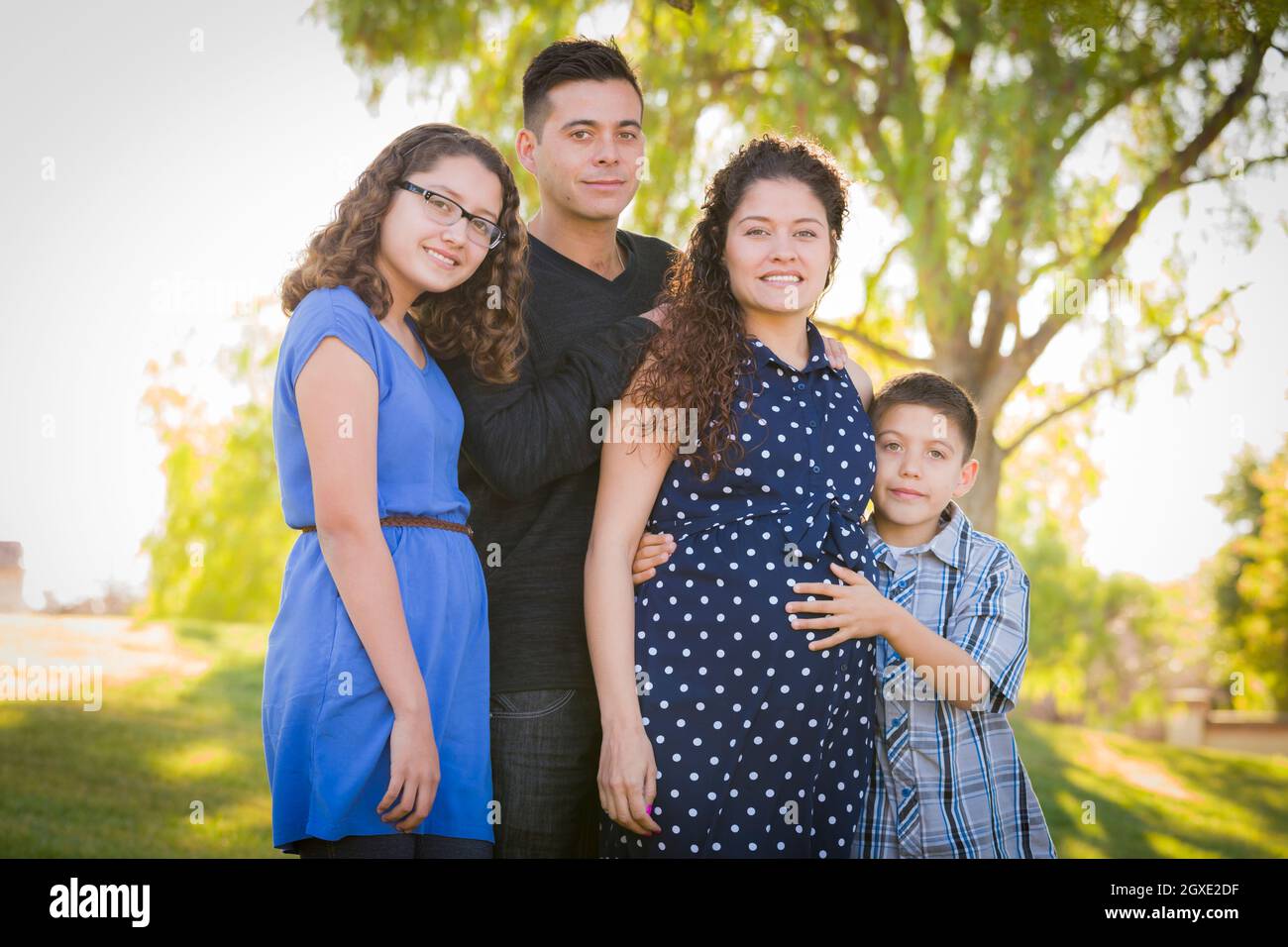 Hispanic teen boy and mother hi-res stock photography and images - Alamy