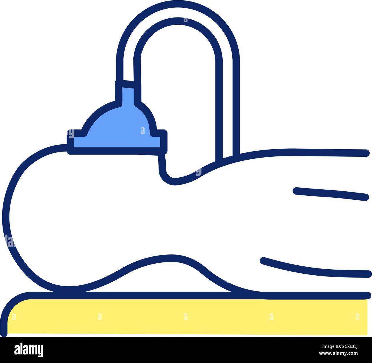 General anesthesia RGB color icon Stock Vector Image & Art - Alamy