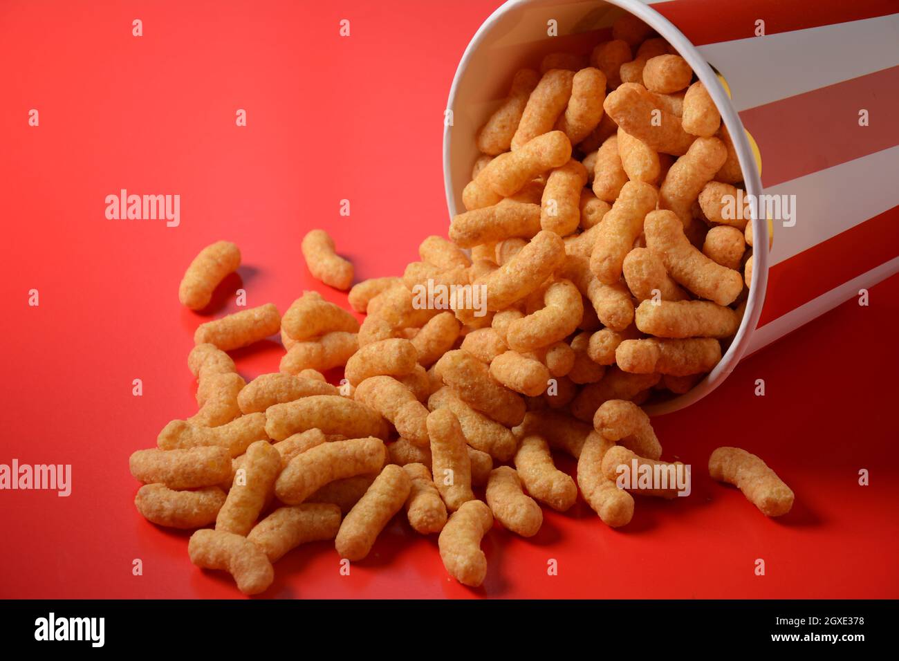 Israeli famous snack Bamba - made of peanut butter. Peanut Flips or ...