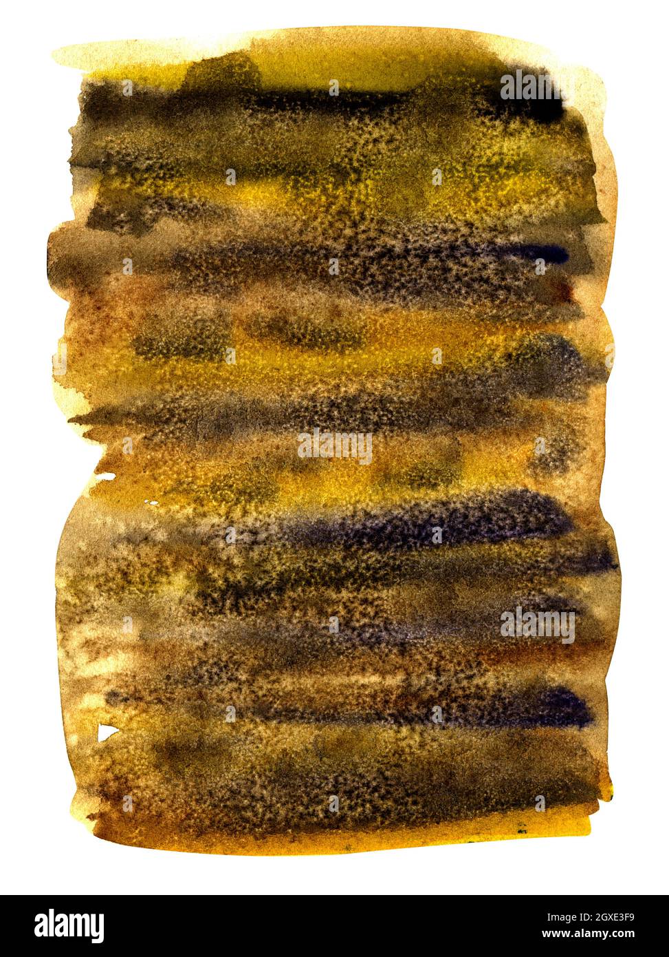 Brown watercolor background painted with salt. Watercolor texture Stock ...