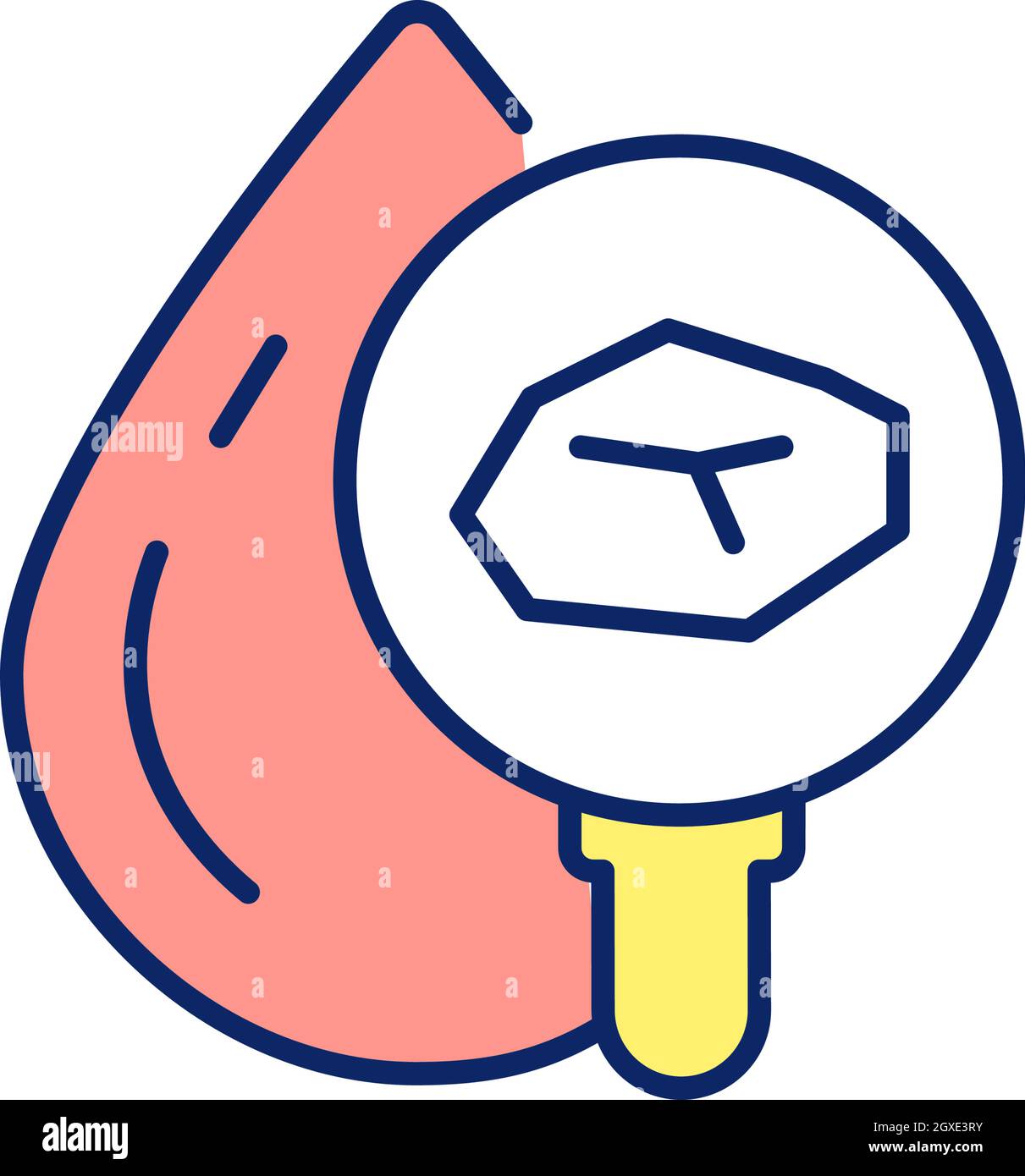 Laboratory blood testing RGB color icon Stock Vector Image & Art - Alamy