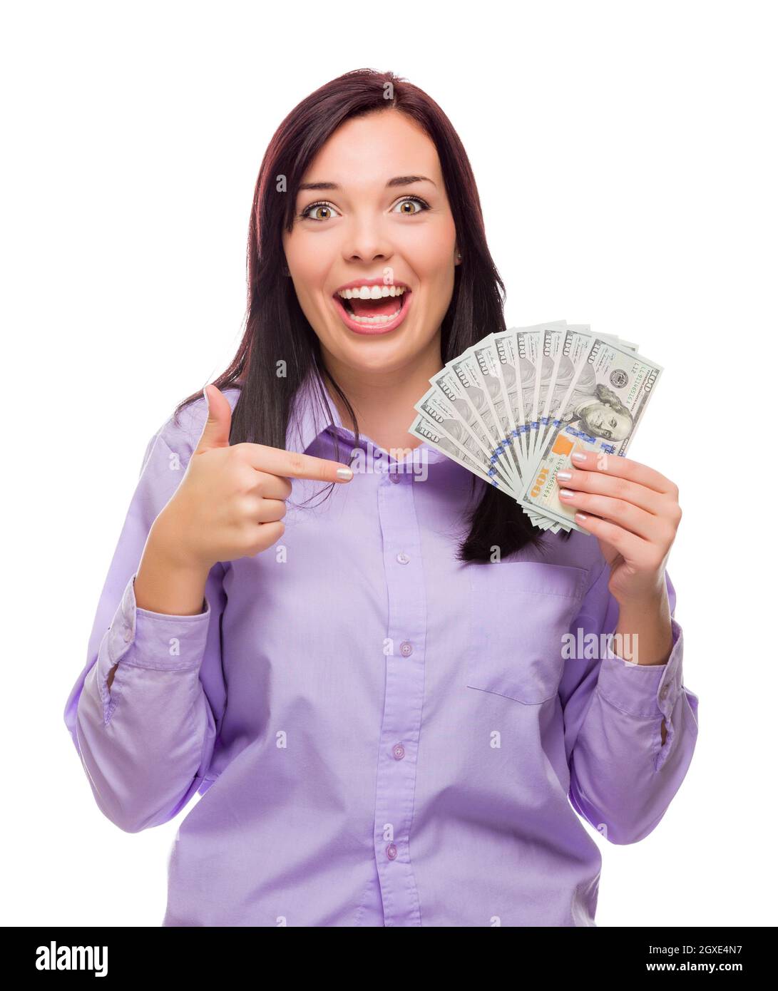 Woman won money hi-res stock photography and images - Alamy
