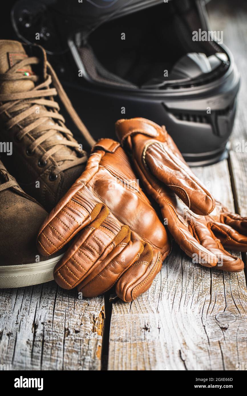 Motorcycle accessories hi-res stock photography and images - Alamy