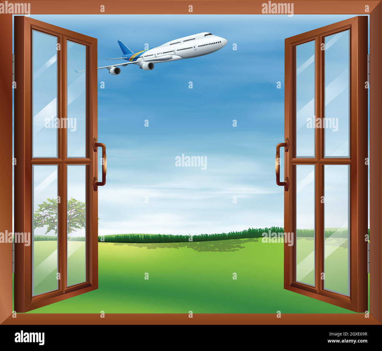 Ground plane view Stock Vector Images - Alamy
