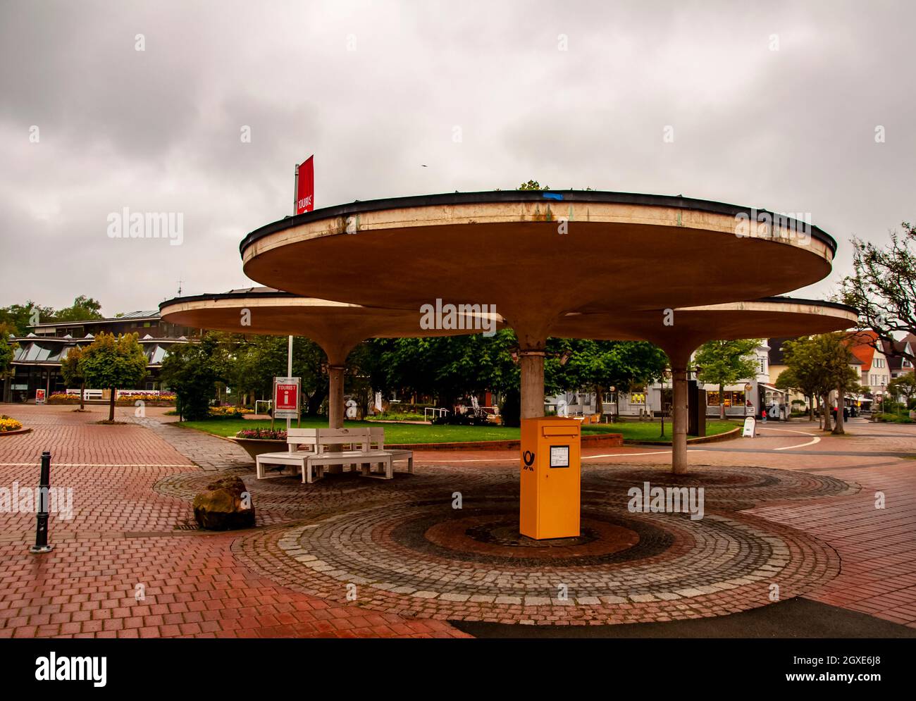 Spa health resort Kurpark in Bad Salzuflen town Stock Photo - Alamy