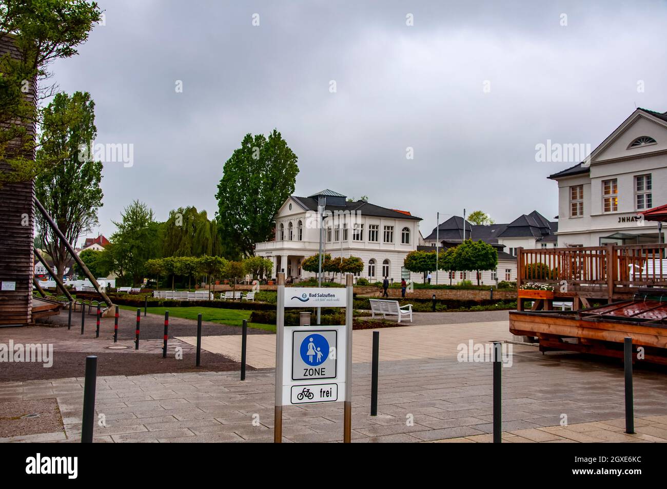 Health resort in Bad Salzuflen spa town Stock Photo - Alamy