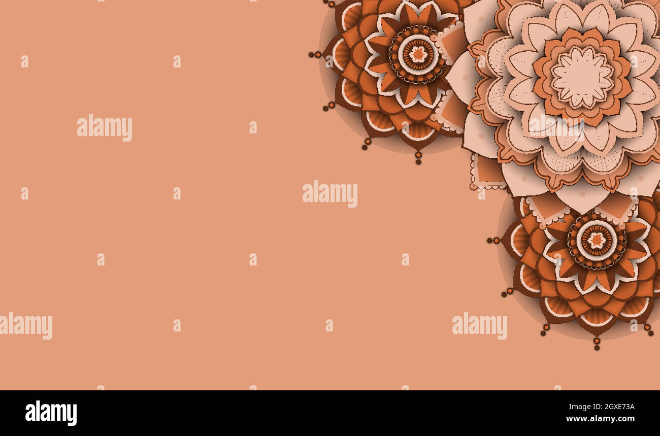 Beautiful colour mandala background Stock Vector Image & Art - Alamy